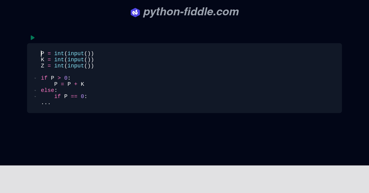 Python-Fiddle: Online Python IDE, Compiler, and Interpreter