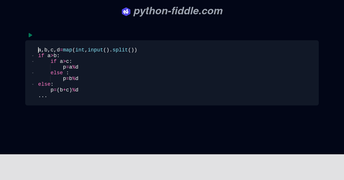 Python-Fiddle: Online Python IDE, Compiler, and Interpreter
