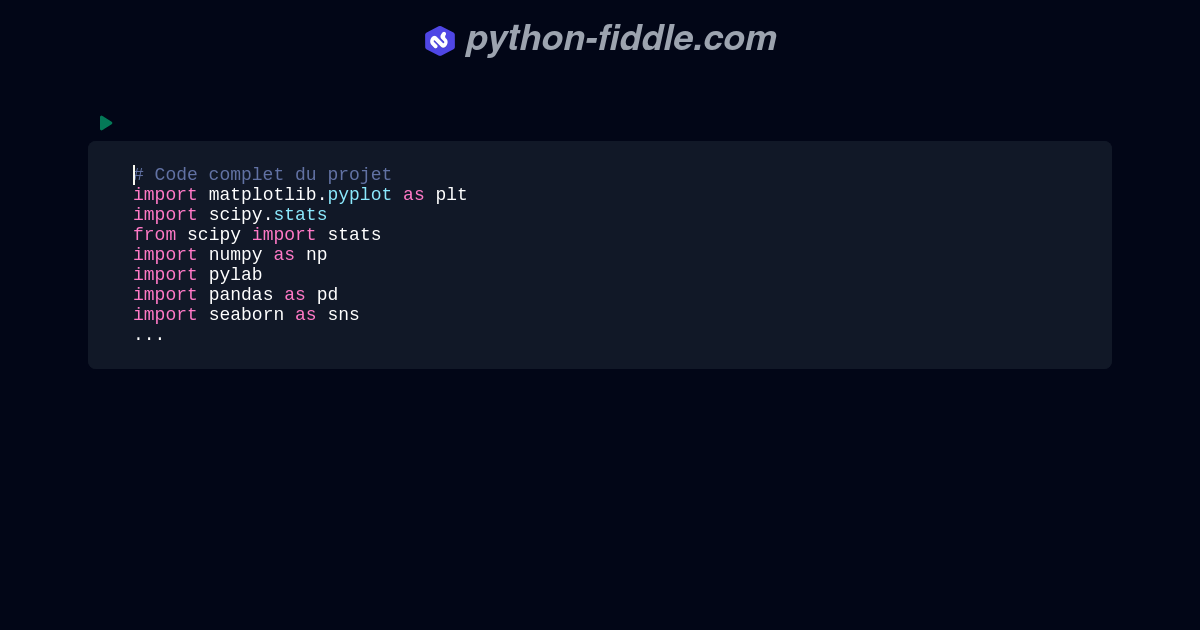 Python-Fiddle: Online Python IDE, Compiler, and Interpreter