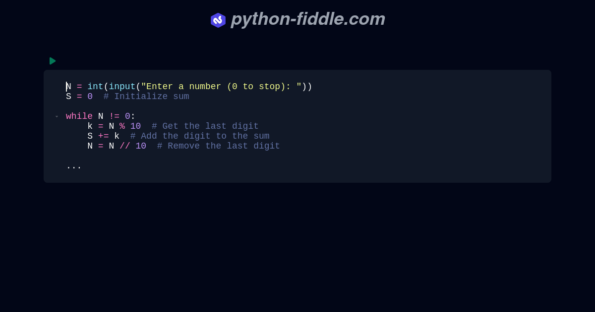 Python-Fiddle: Online Python IDE, Compiler, and Interpreter