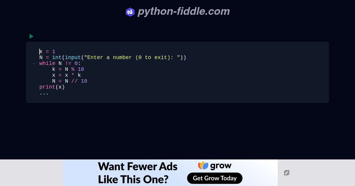 Python-Fiddle: Online Python IDE, Compiler, and Interpreter