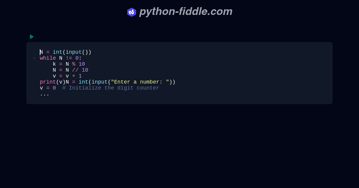 Python-Fiddle: Online Python IDE, Compiler, and Interpreter