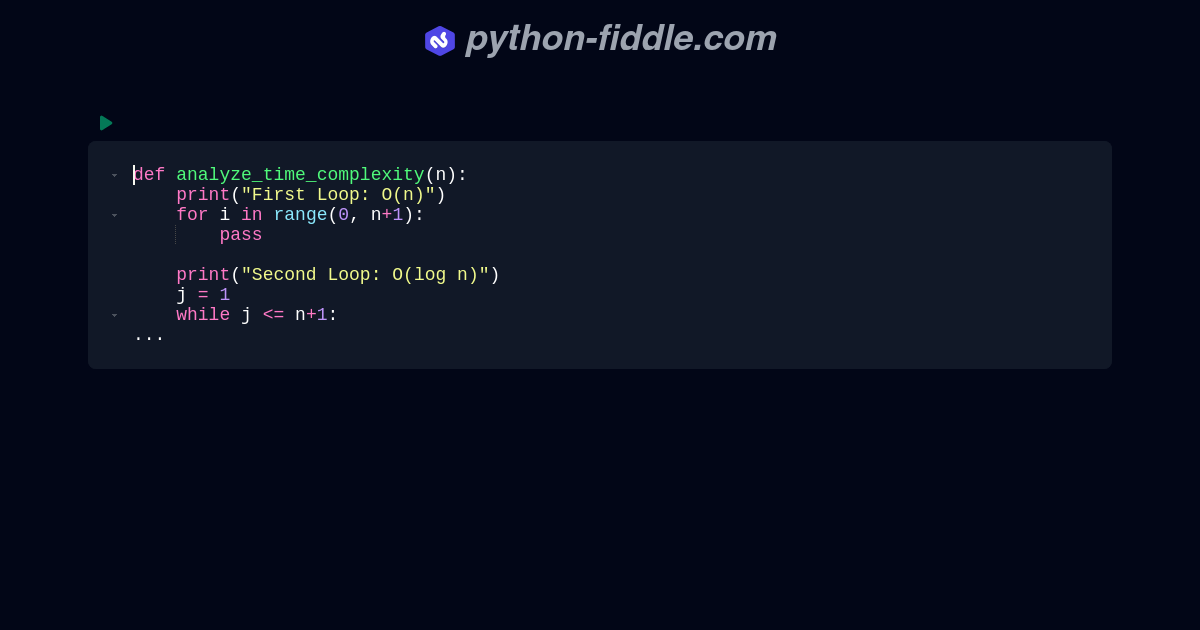 Python-Fiddle: Online Python IDE, Compiler, and Interpreter