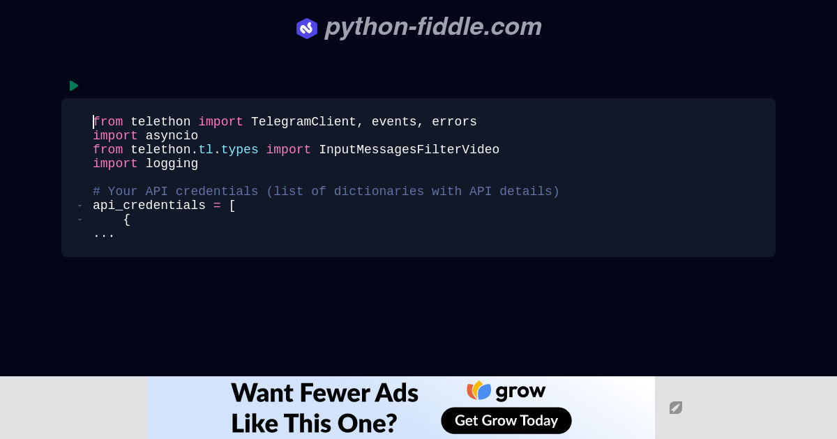 Python-Fiddle: Online Python IDE, Compiler, and Interpreter