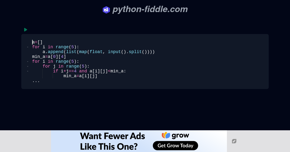 Python-Fiddle: Online Python IDE, Compiler, and Interpreter
