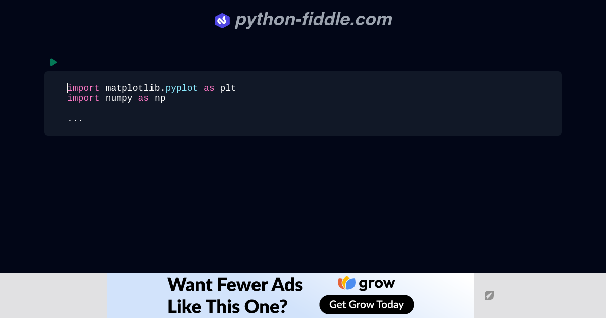 Python-Fiddle: Online Python IDE, Compiler, and Interpreter