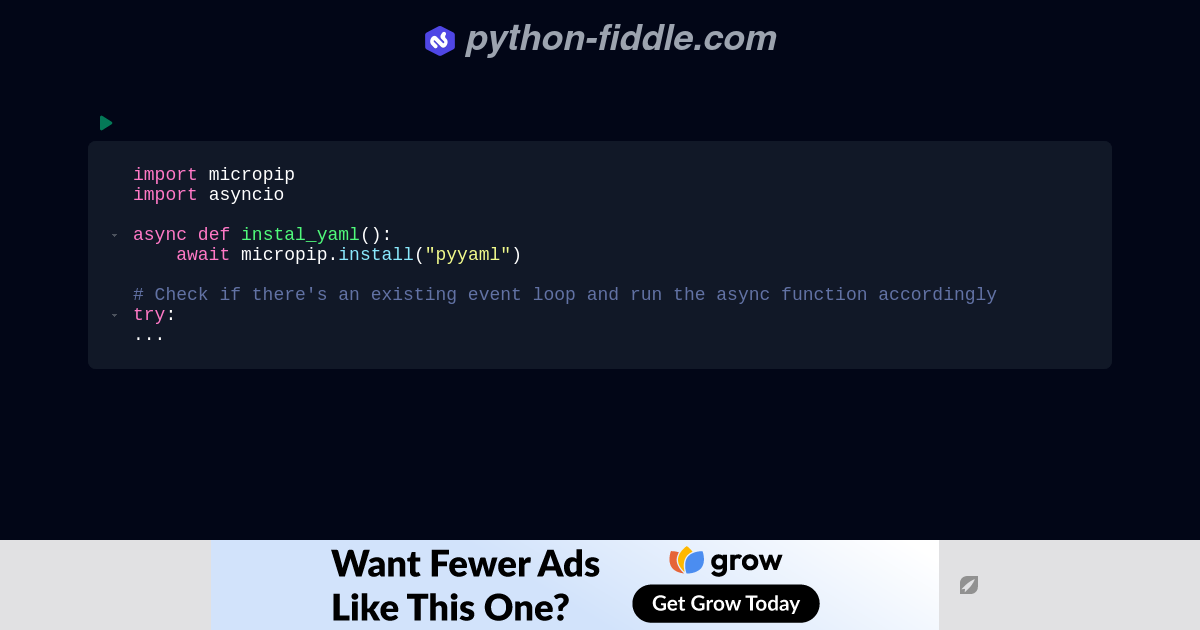 Python-Fiddle: Online Python IDE, Compiler, and Interpreter