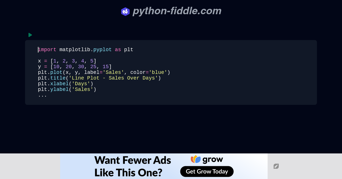 Python-Fiddle: Online Python IDE, Compiler, and Interpreter
