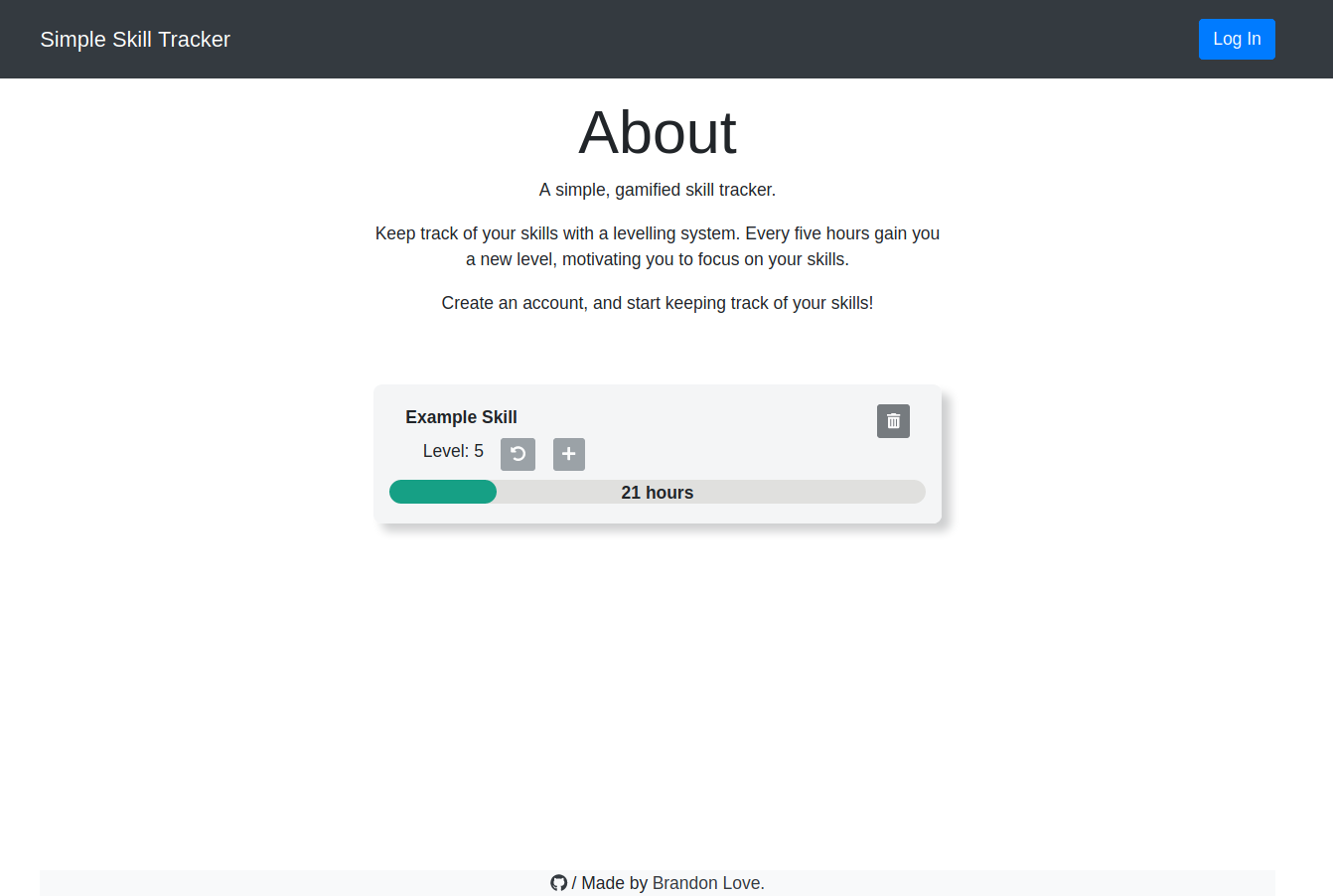 GitHub - blove239/simple-skill-tracker: A simple gamified skill tracker ...