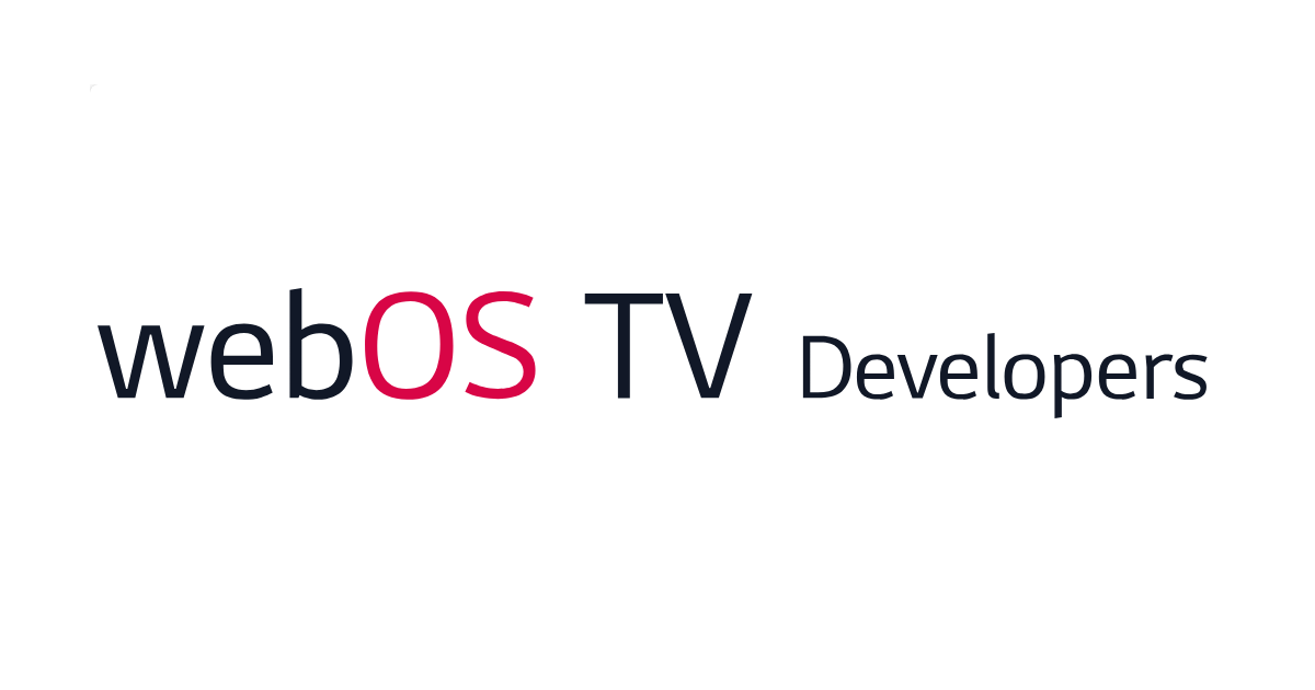 SDK Introduction | webOS TV Developer