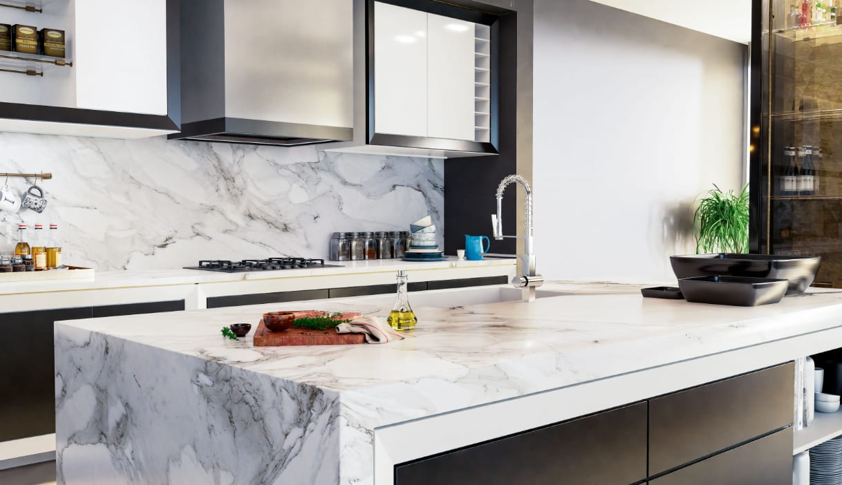 Choosing Between Waterfall Countertops and Traditional Countertops ...