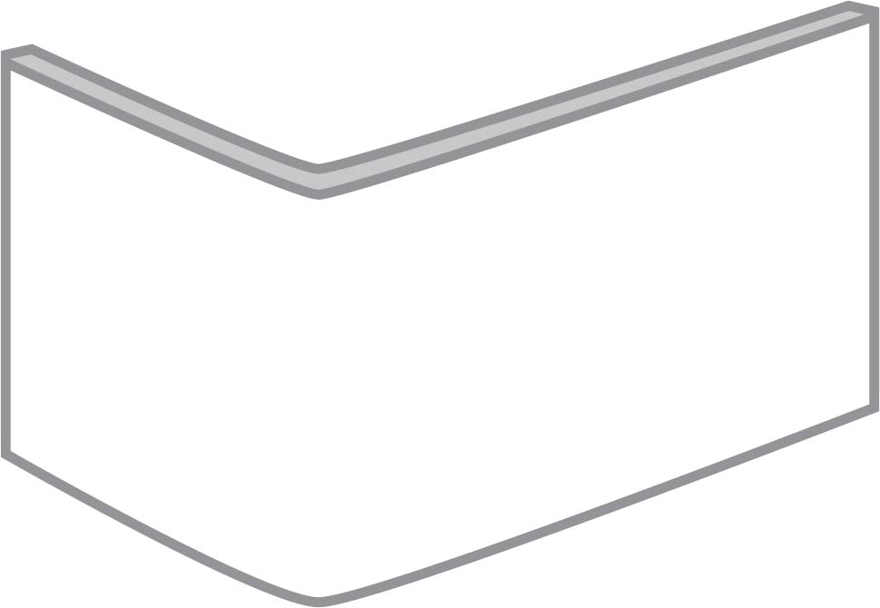 Emser Tile Structure Structure Sand Stack Ledger Corner 6X24 2Pc