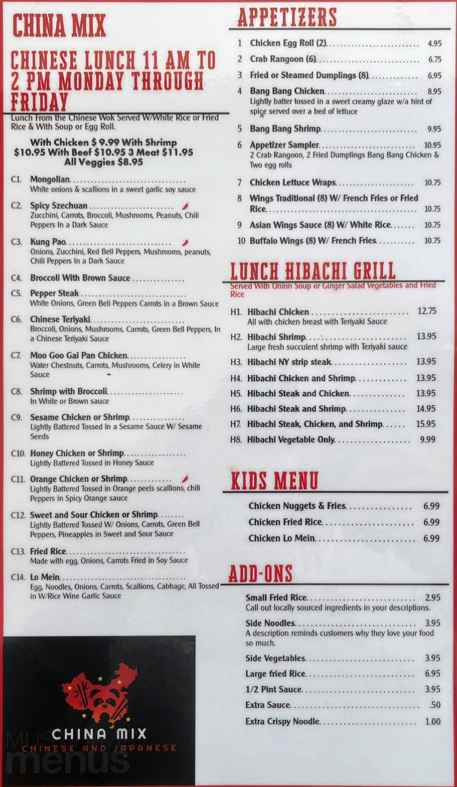 ChinaMix - Chinese & Japanese Restaurant