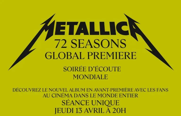 Événement : Découvrez le nouvel album de Metallica en ava...