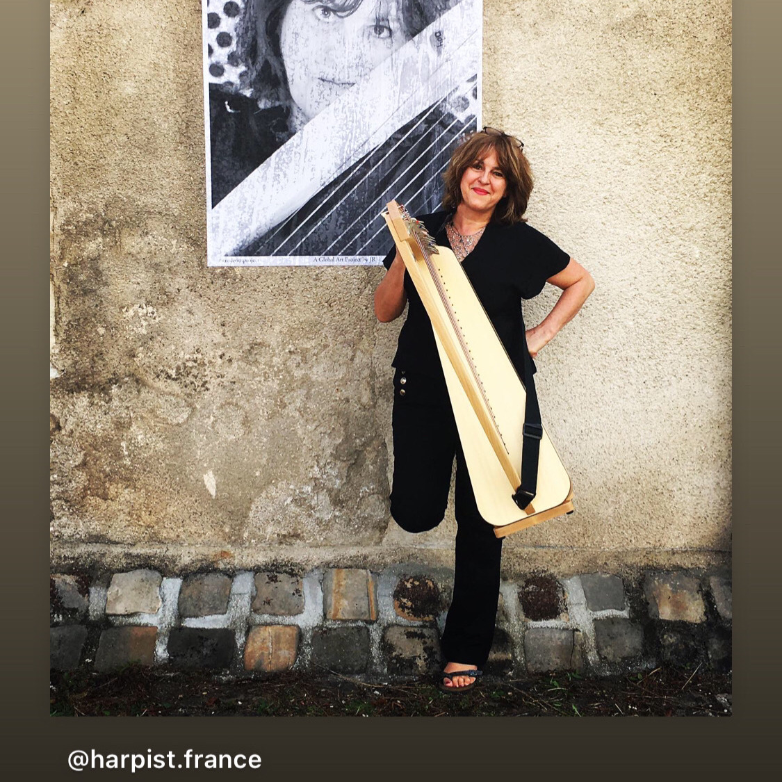 Myriam Serfass, Harpiste : Groupe de musique - Pop