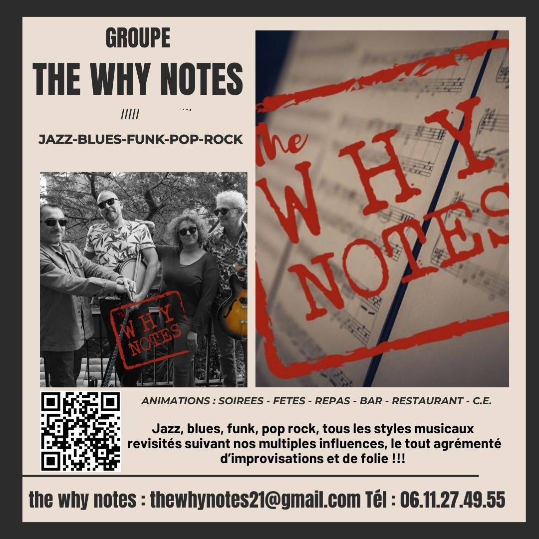 The WHY NOTES : Groupe de musique - Jazz
