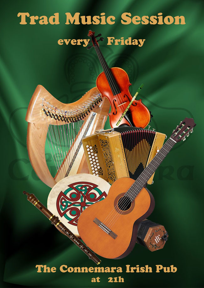 Traditional music @The Connemara Irish Pub