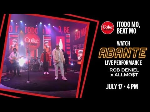 Abante (Live Performance) Lyrics and Music Video by Rob Deniel x ALLMO ...