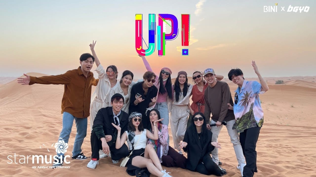 Up Lyrics and Music Video by BINI x BGYO - Pinoy Music Station