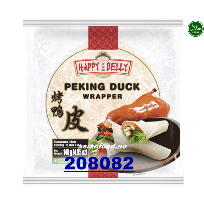 HAPPY BELLY Peking duck wrapper 15cm Asian Food Import