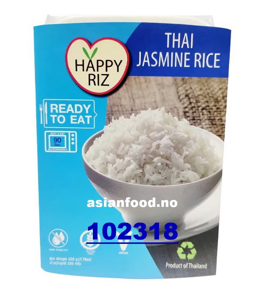 HAPPY RIZ Jasmine rice - ready to eat Asian Food Import