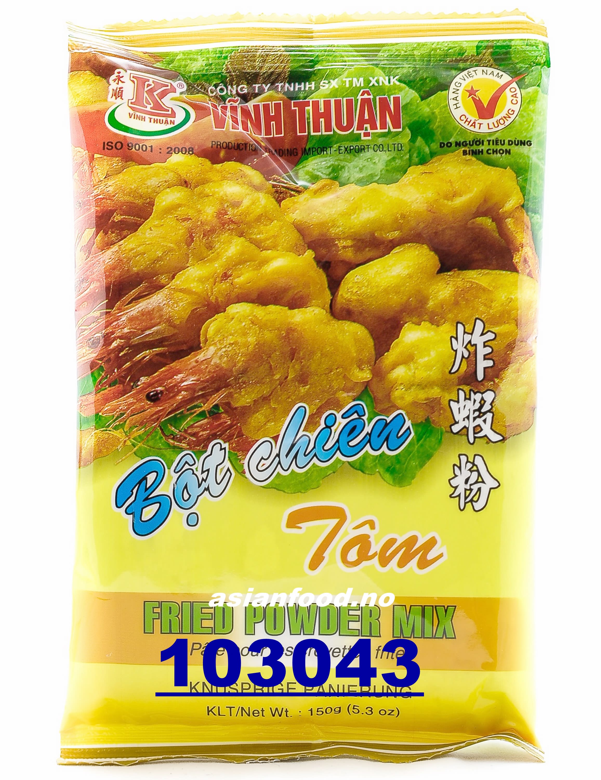 VINH THUAN Fried powder mix 150g (LØS 60stk/krt) Asian Food Import
