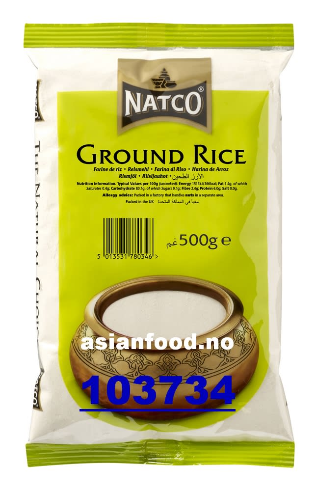 NATCO Ground Rice 20x500g Asian Food Import
