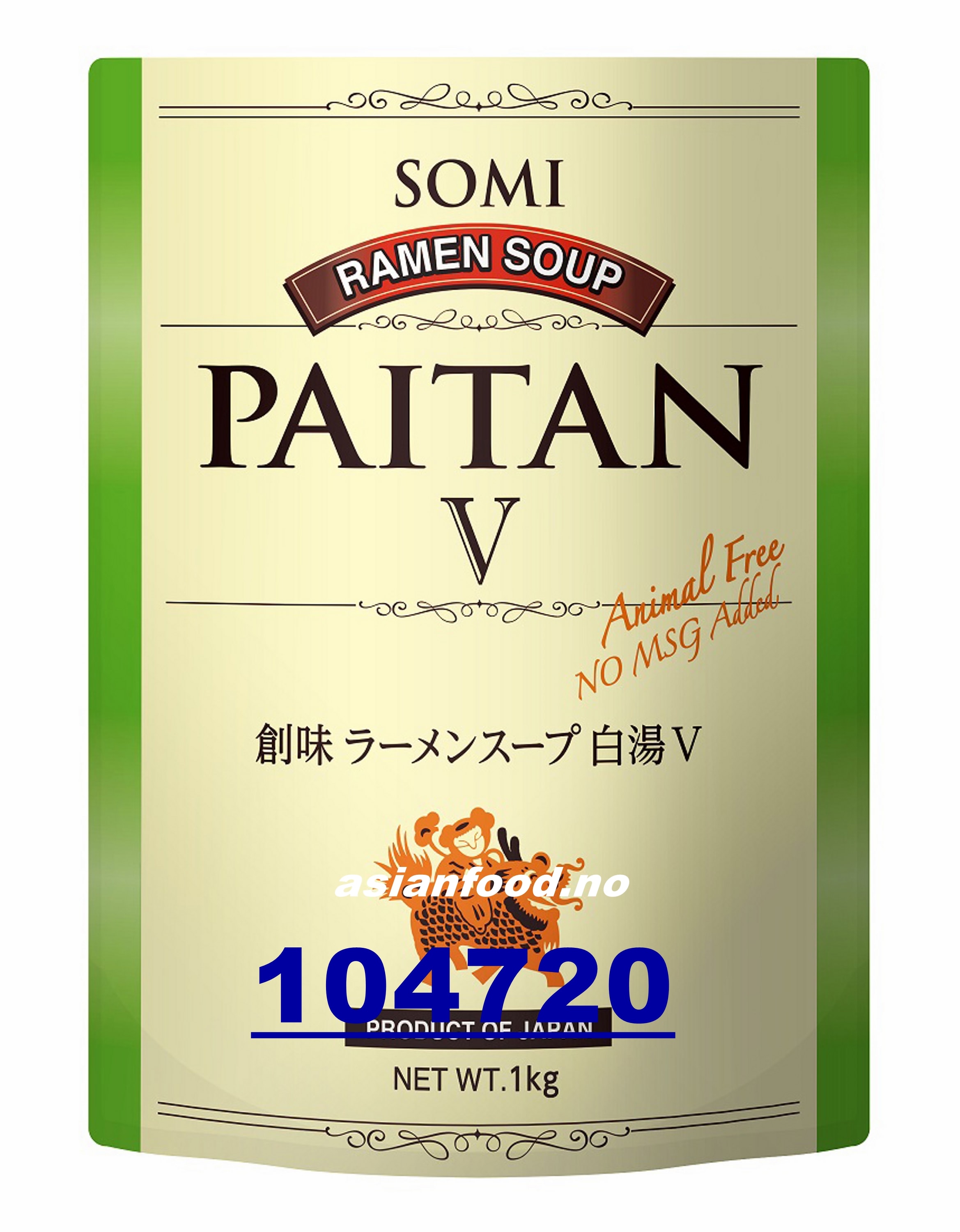 SOMI Ramen soup PAITAN V 10x1kg Asian Food Import
