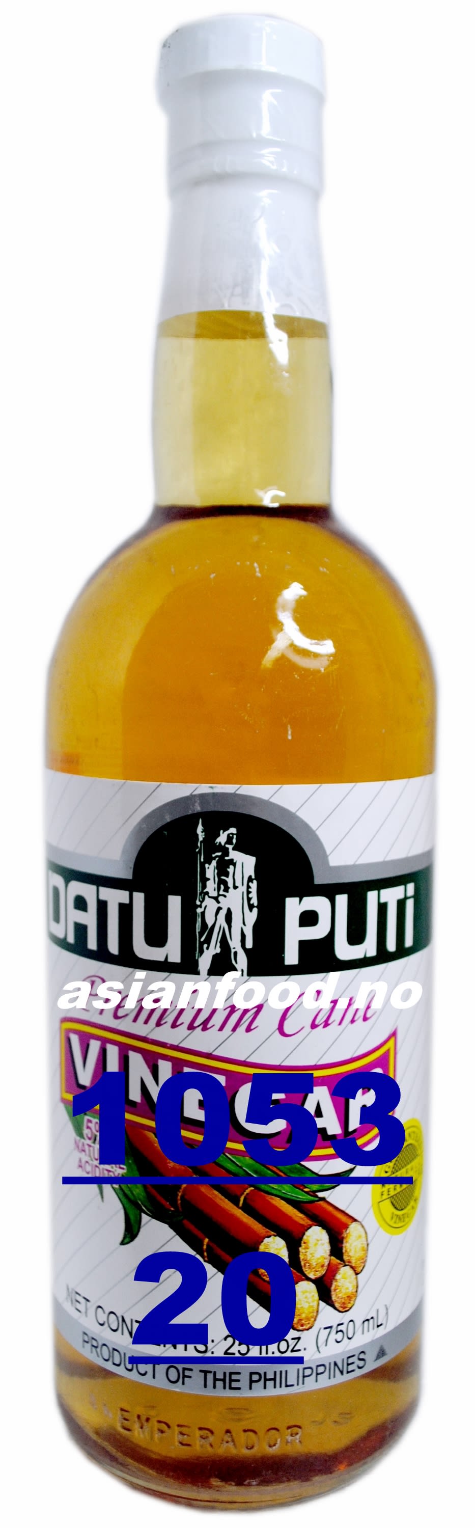 DATU PUTI Premium Cane vinegar 12x750ml Asian Food Import