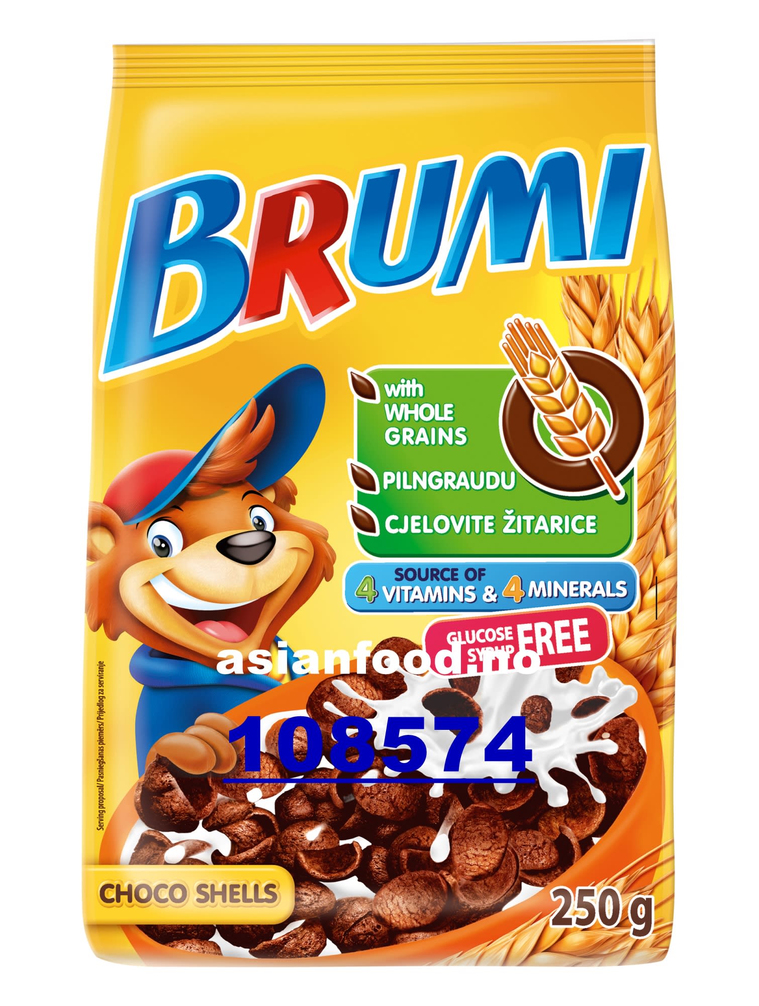 BRUMI Breakfast cereals Chocolate shells Asian Food Import