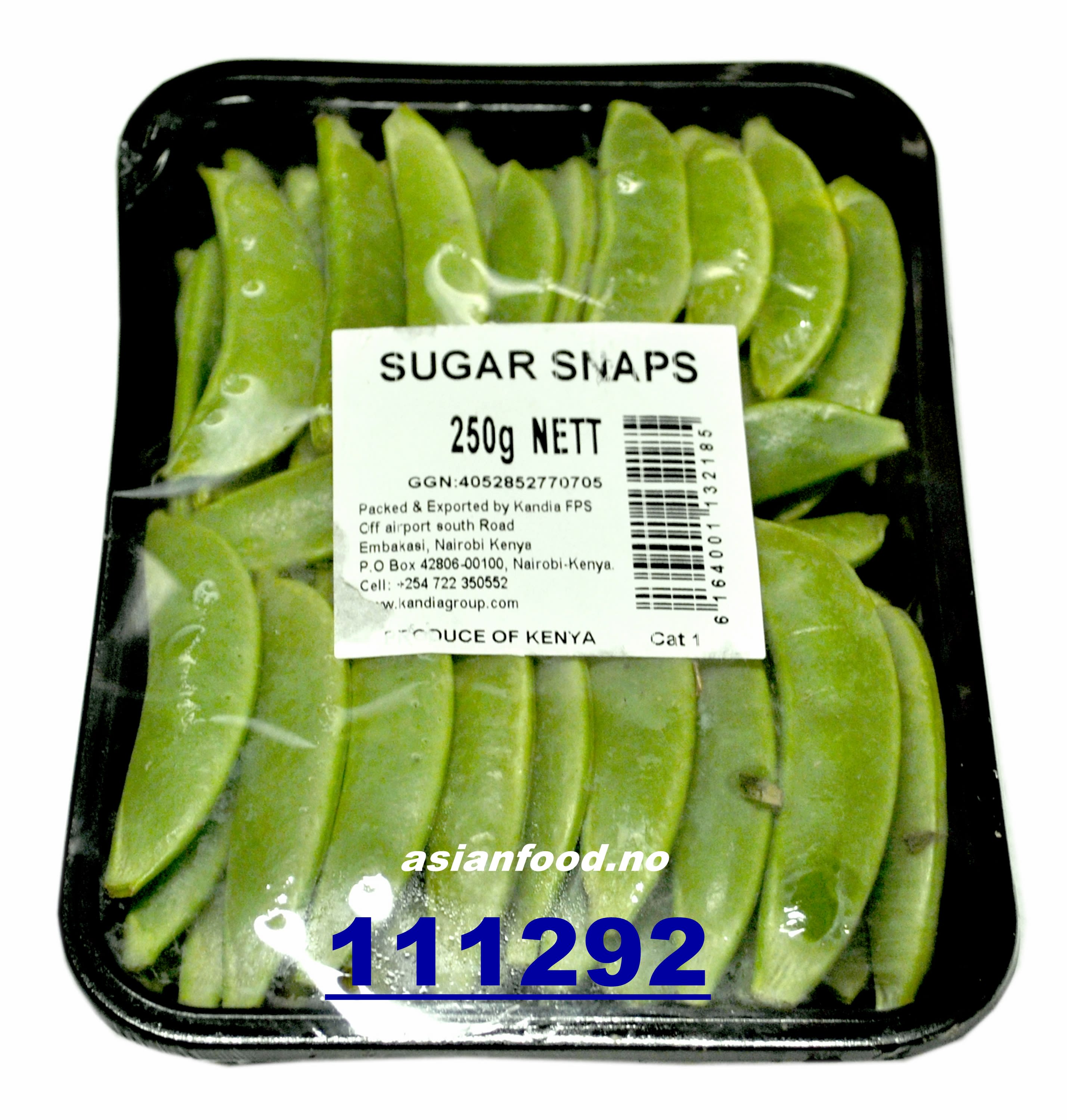 Sugar snaps TT 12x250g Asian Food Import