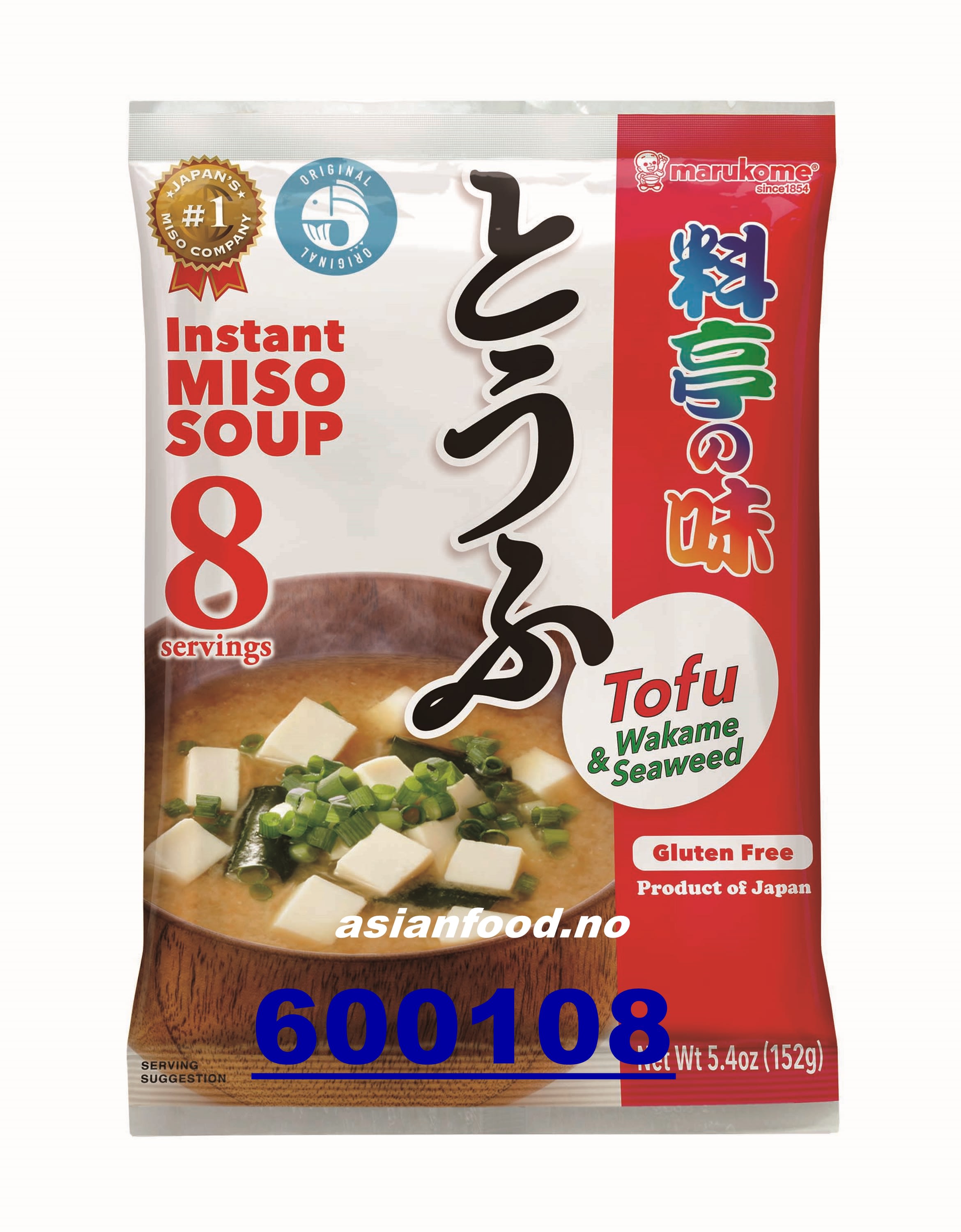 MARUKOME Instant miso soup - TOFU Asian Food Import