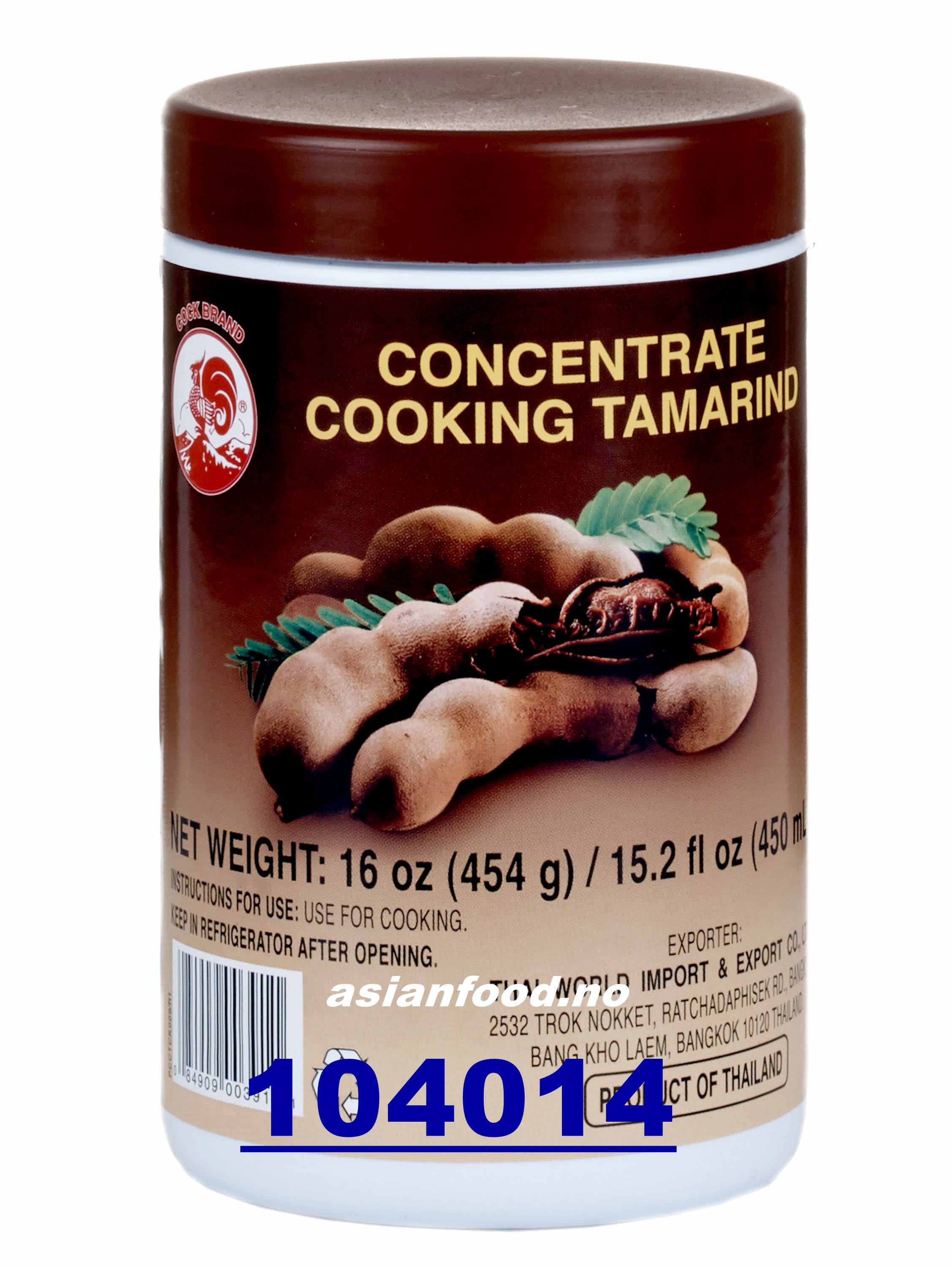 COCK Concentrate cooking tamarind 24x454g Asian Food Import