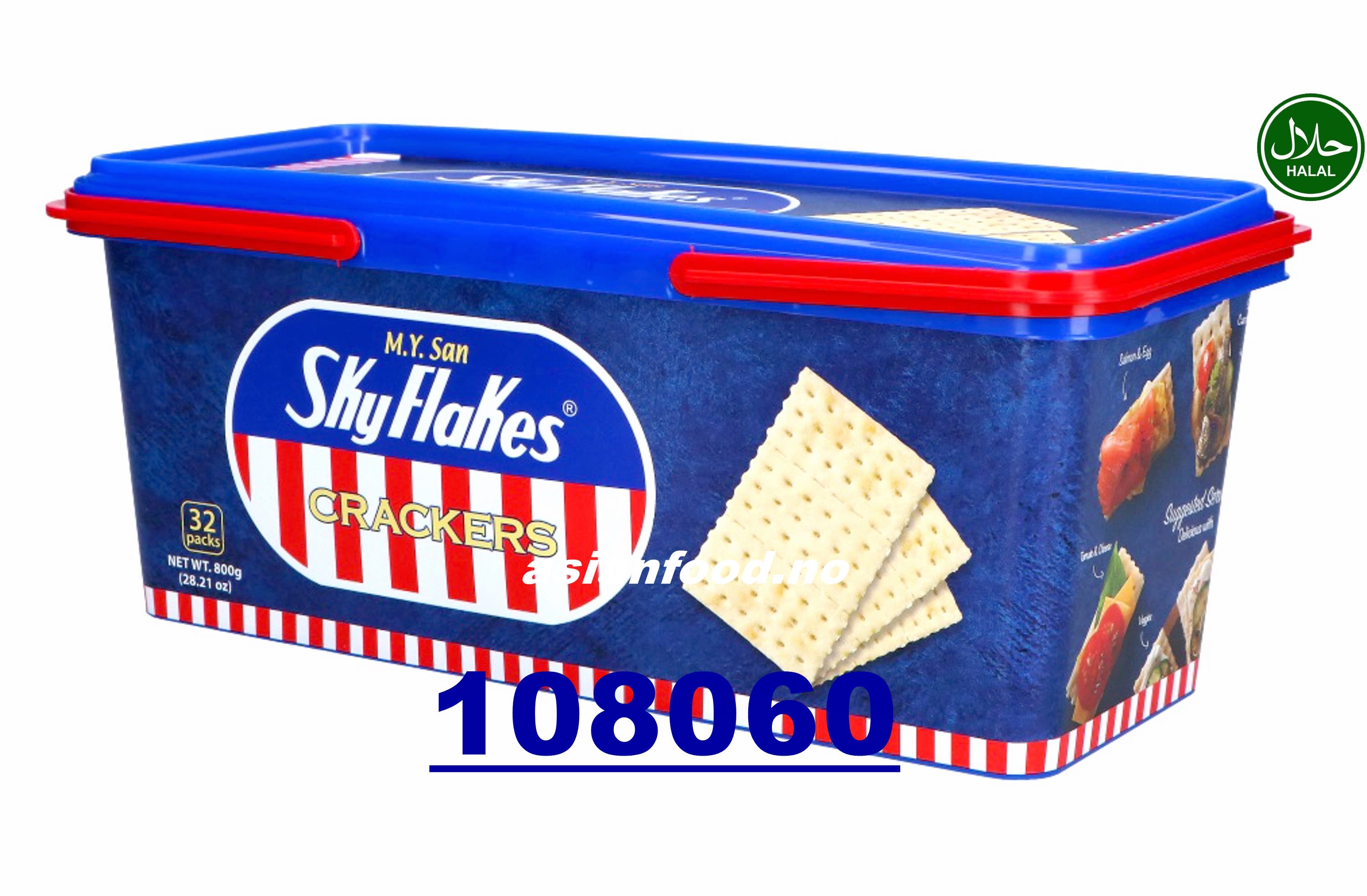 M.Y SAN Skyflakes crackers 8x800g Asian Food Import
