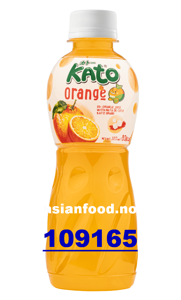 KATO Orange juice with nata de coco Asian Food Import