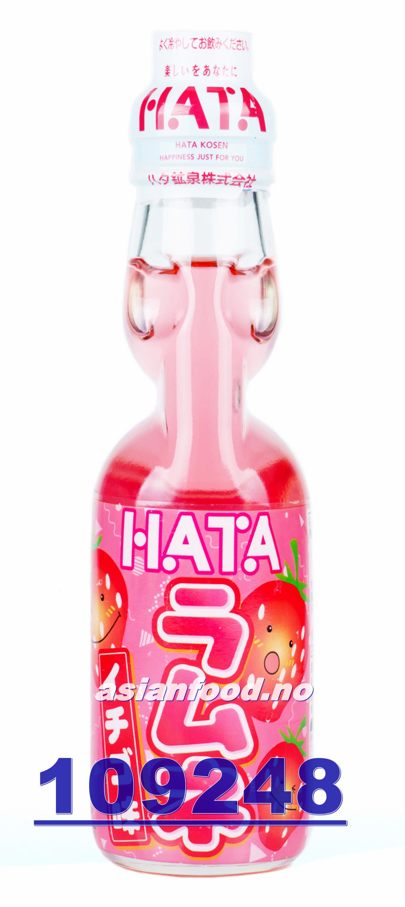 HATA Ramune soft drink Strawberry 30x200ml Asian Food Import