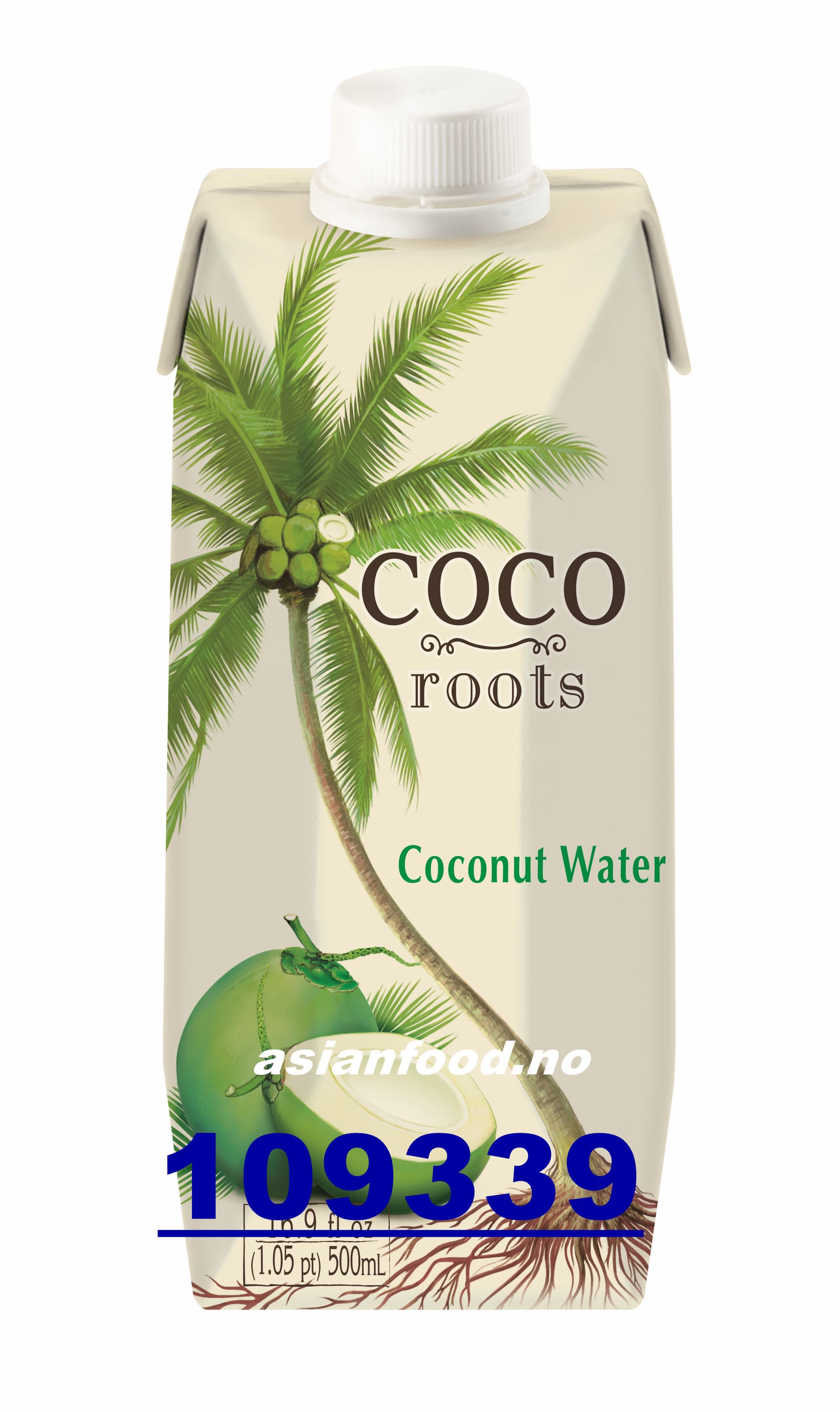 COCO ROOTS Coconut water UHT 12x500ml Asian Food Import