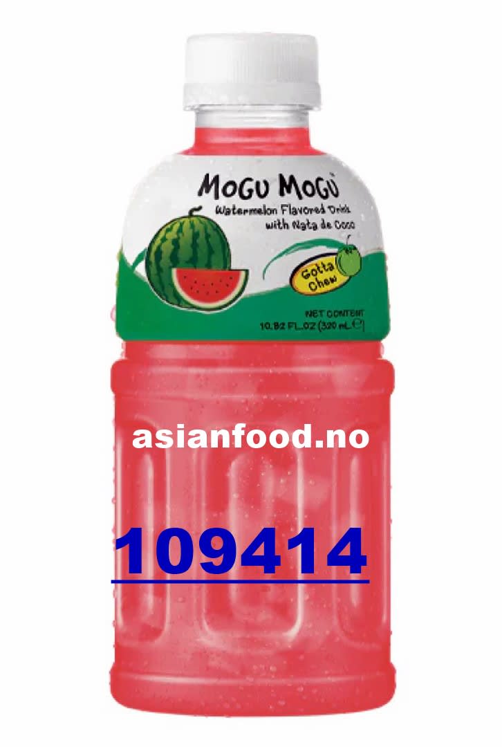 MOGU Watermelon flv drink & Nata De Coco 24x320ml Asian Food Import