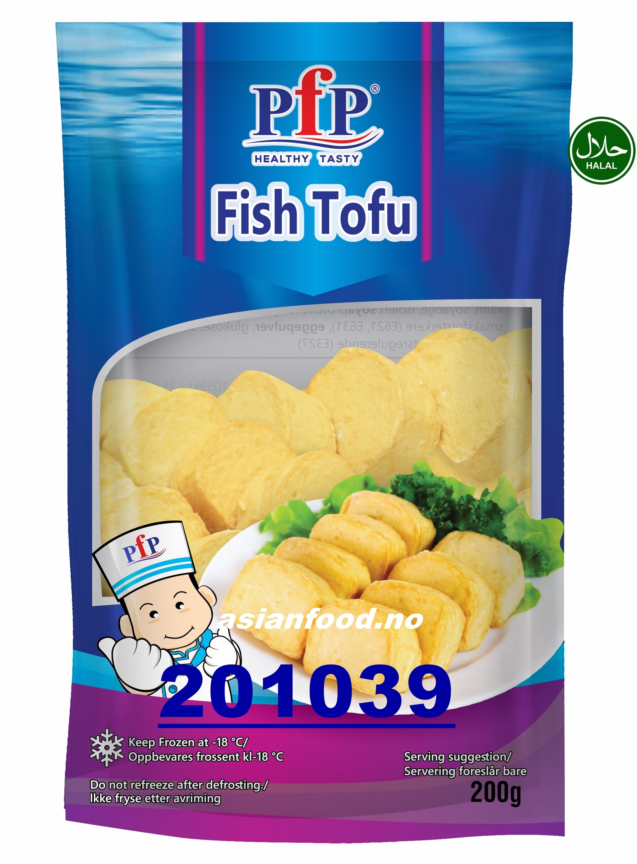 PFP Fish tofu 30x200g Asian Food Import