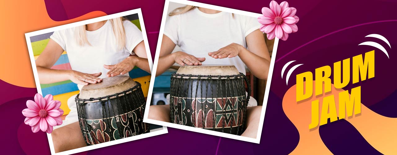 Feel the Feminine Beat: Women's Day Special Drum Jam with a female ...