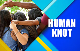 Human Chain Activity For Corporate Employee Engagement | Indoor Games ...