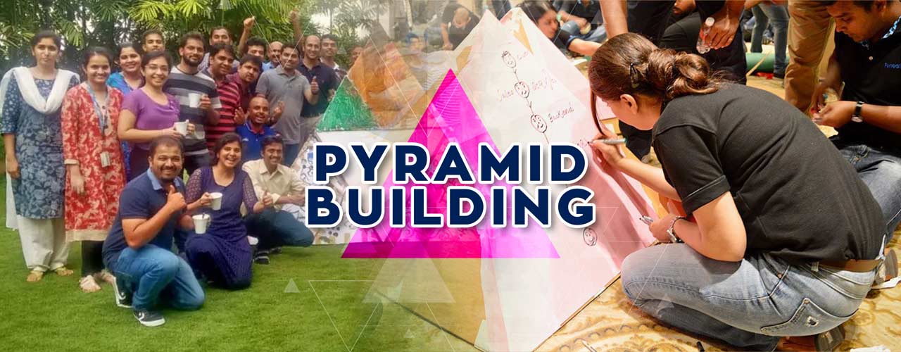 Pyramid Building For Corporate Employee Engagement | Indoor Outdoor ...