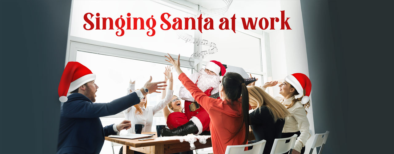 Singing Santa - Office Christmas Celebration 2019 - Employee Engagement ...