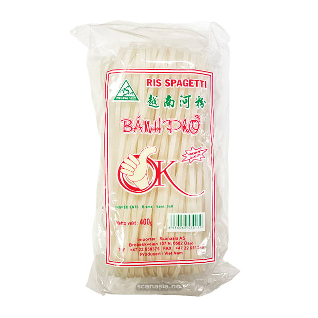 OK Rice Noodles 30x400g Velkommen