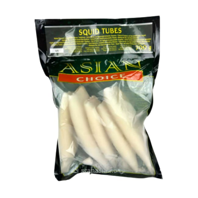 ASIAN CHOICE Squid Tubes U5 10x1kg FROZEN Velkommen