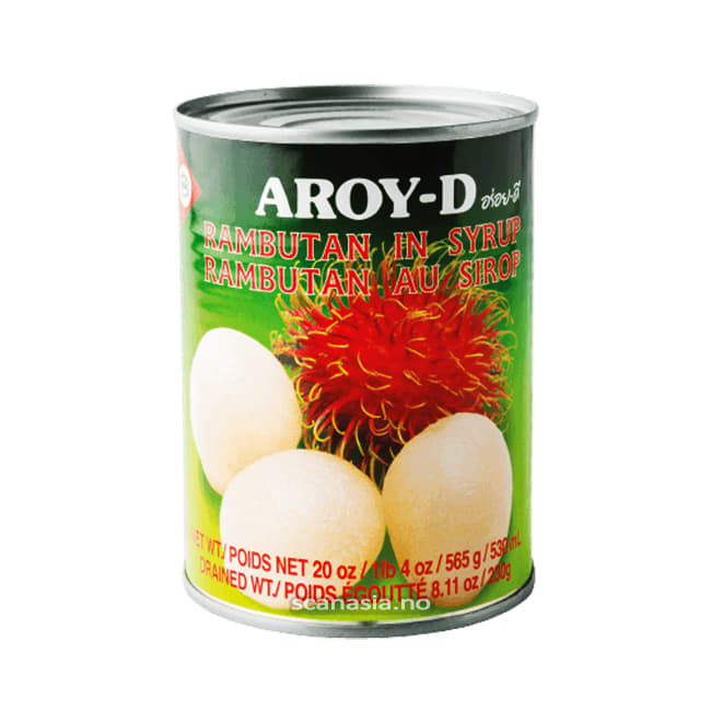 AROY-D Can. Rambutan in Syrup Whole 24x565g Velkommen