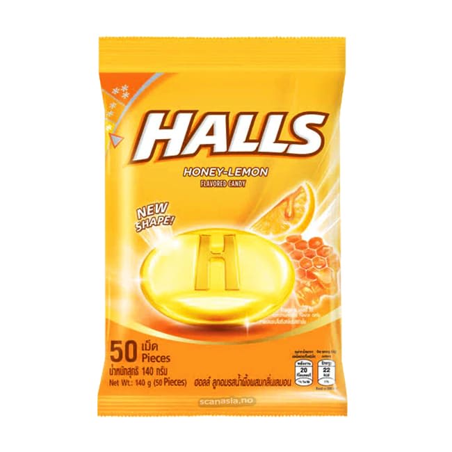 HALL Mint Candy-Honey Flavour 24x140g Velkommen
