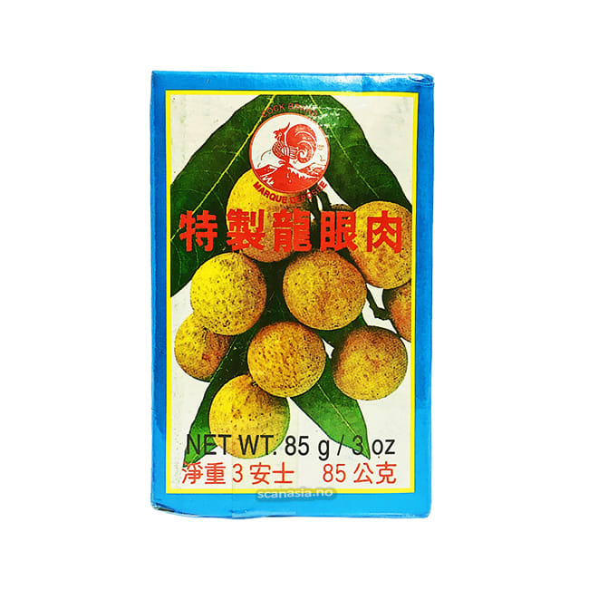 COCK Dried Seedless Longan 100x85g Velkommen