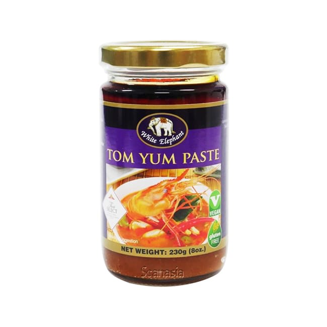 WHITE ELEPHANT Instant Tom Yum Soup Paste 24x230g Velkommen