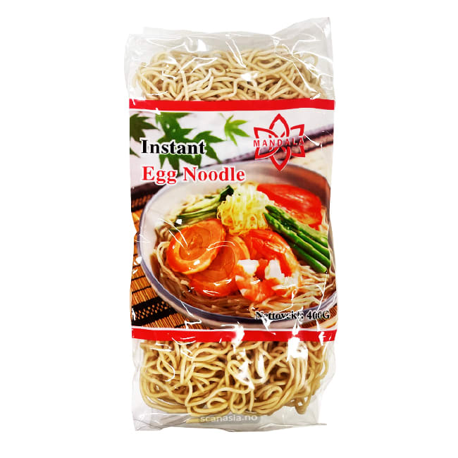 MANDALA Instant egg noodle 30x400g Velkommen